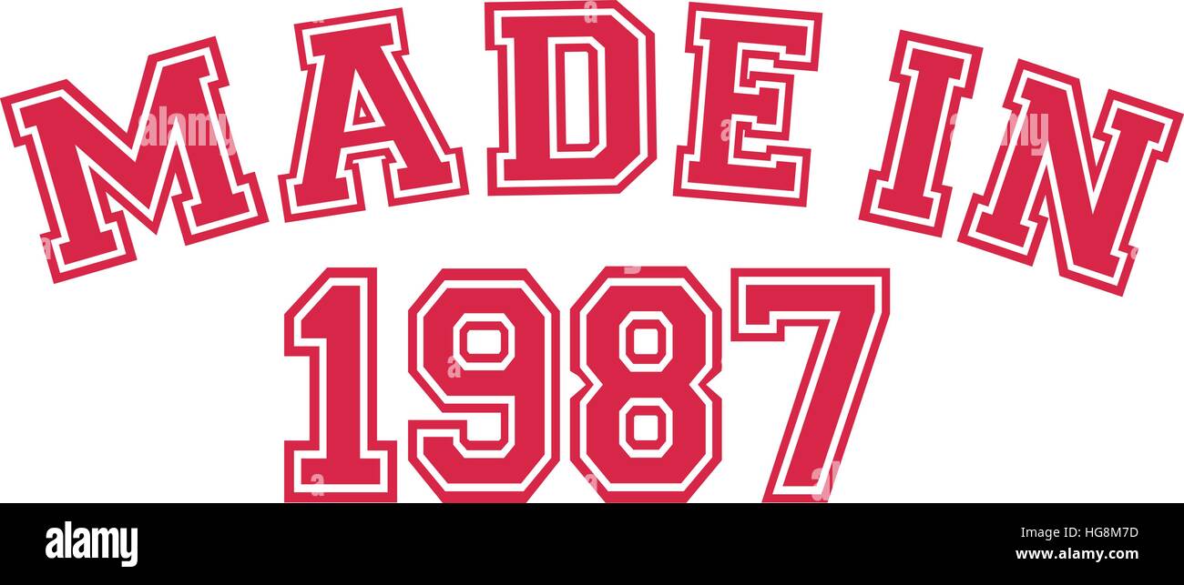 1987 Stock Vector Images - Alamy