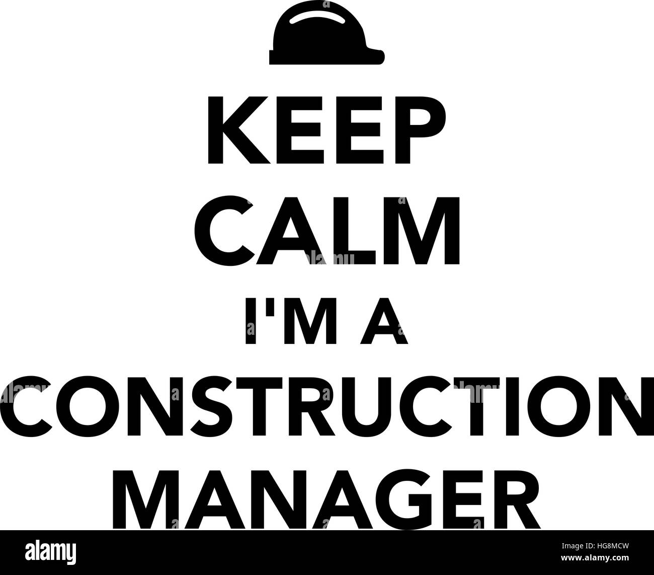 Construction manager with new building Stock Vector Images - Alamy