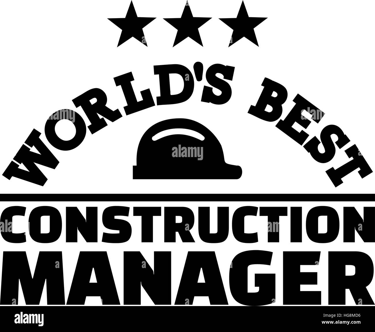 World's best construction manager Stock Vector Image & Art - Alamy