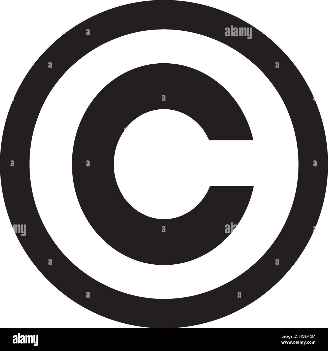 Copyright icon Stock Vector Images - Alamy