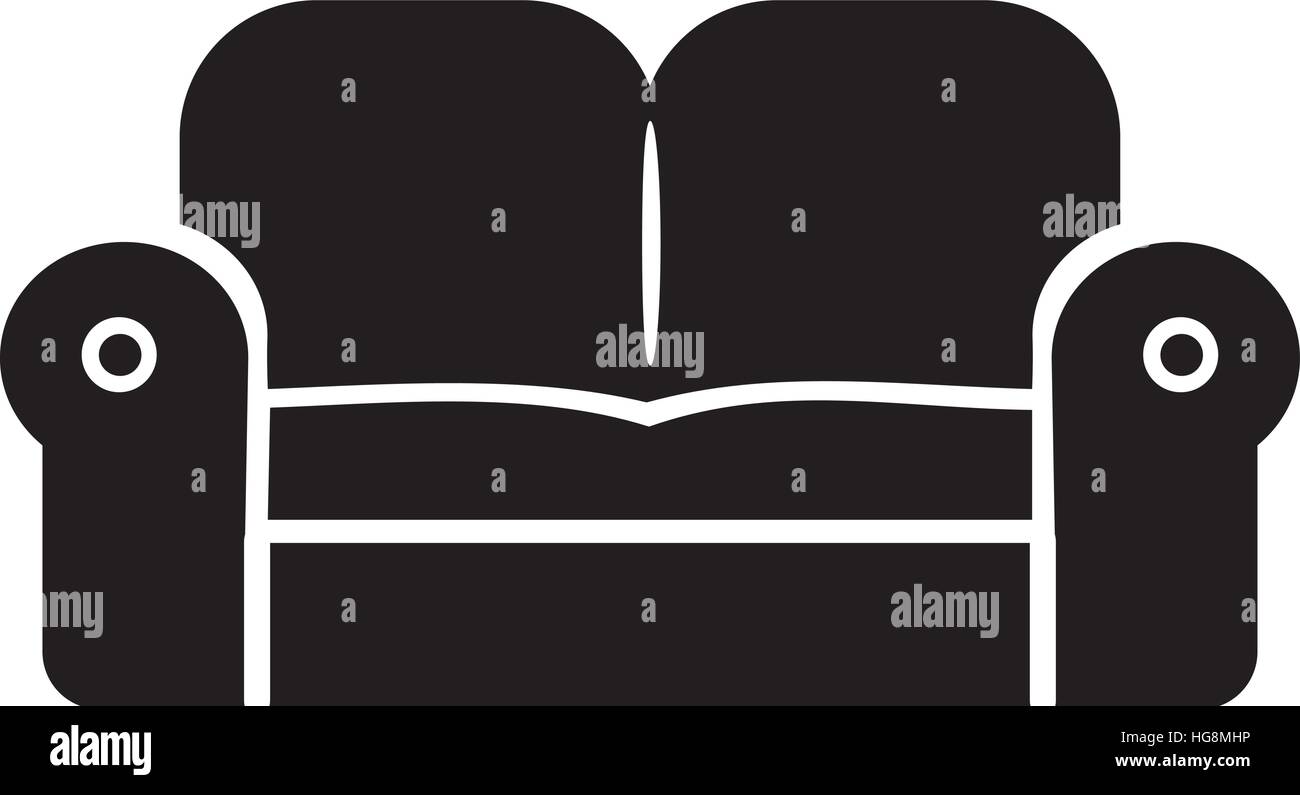 Sofa symbol hi-res stock photography and images - Alamy
