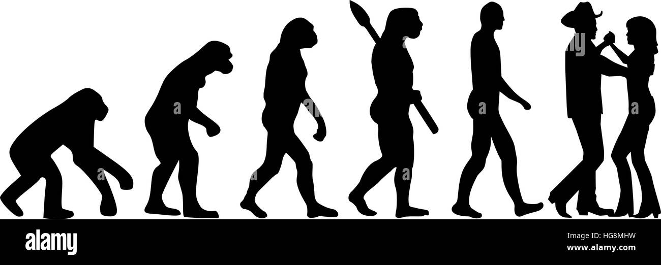 Country dance evolution Stock Vector Image & Art - Alamy