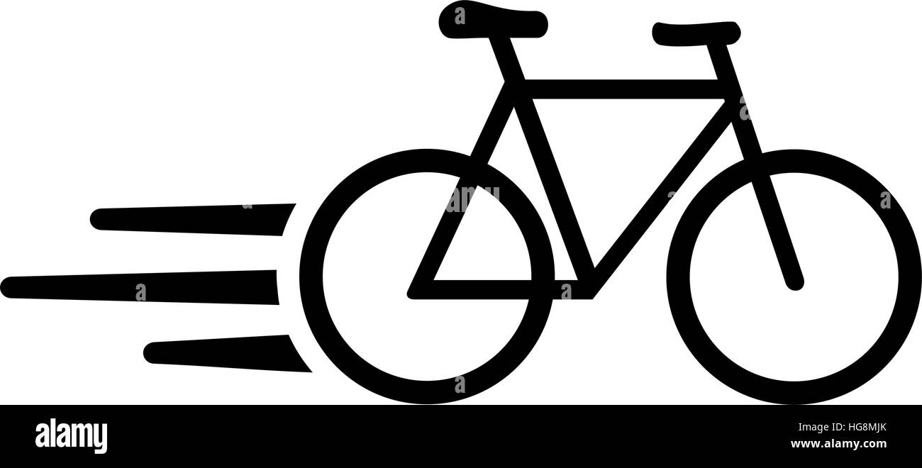 Fast courier bike icon Stock Vector Image & Art - Alamy