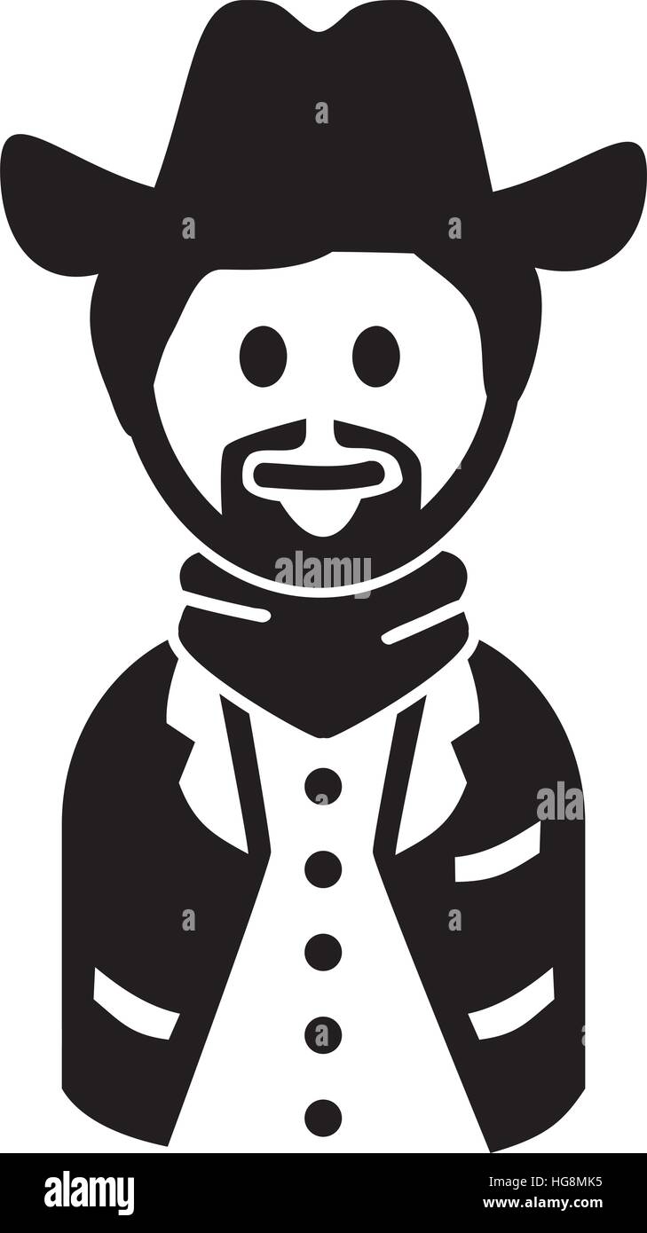 Cowboy cartoon hi-res stock photography and images - Alamy