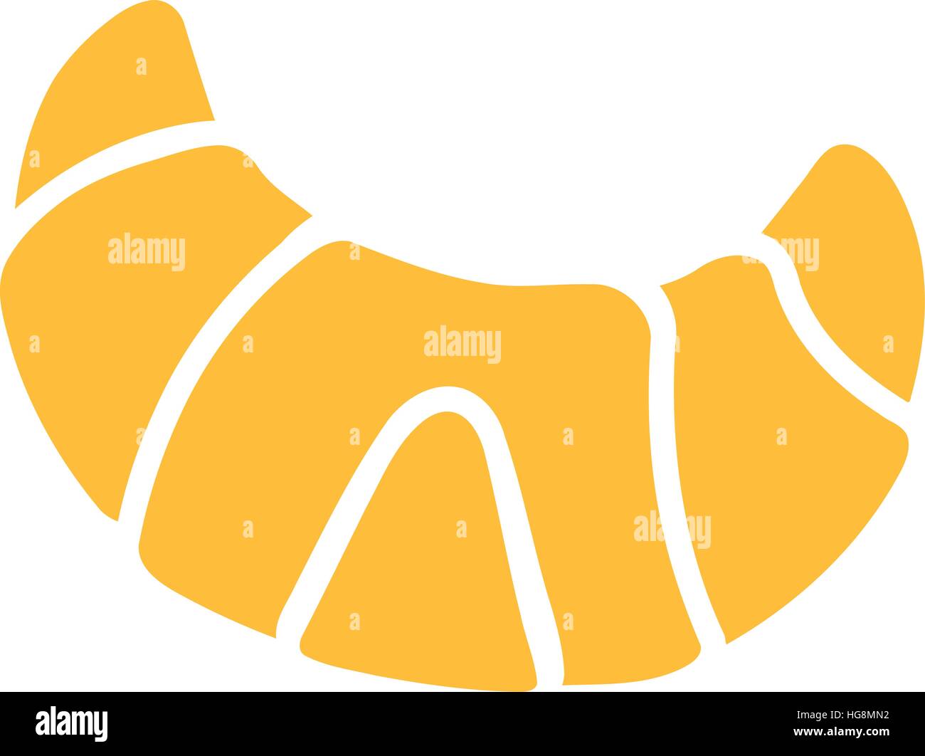 Croissant icon hi-res stock photography and images - Alamy