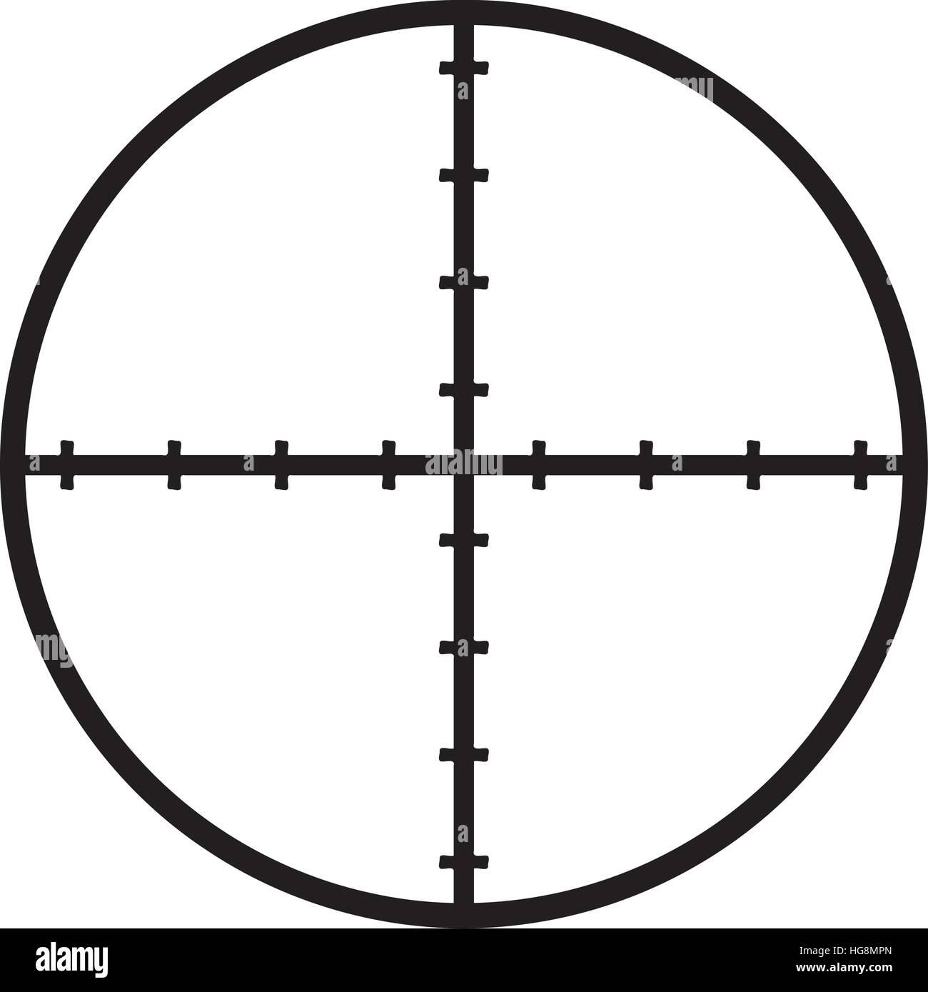 Crosshair reticle target Stock Vector Image & Art - Alamy