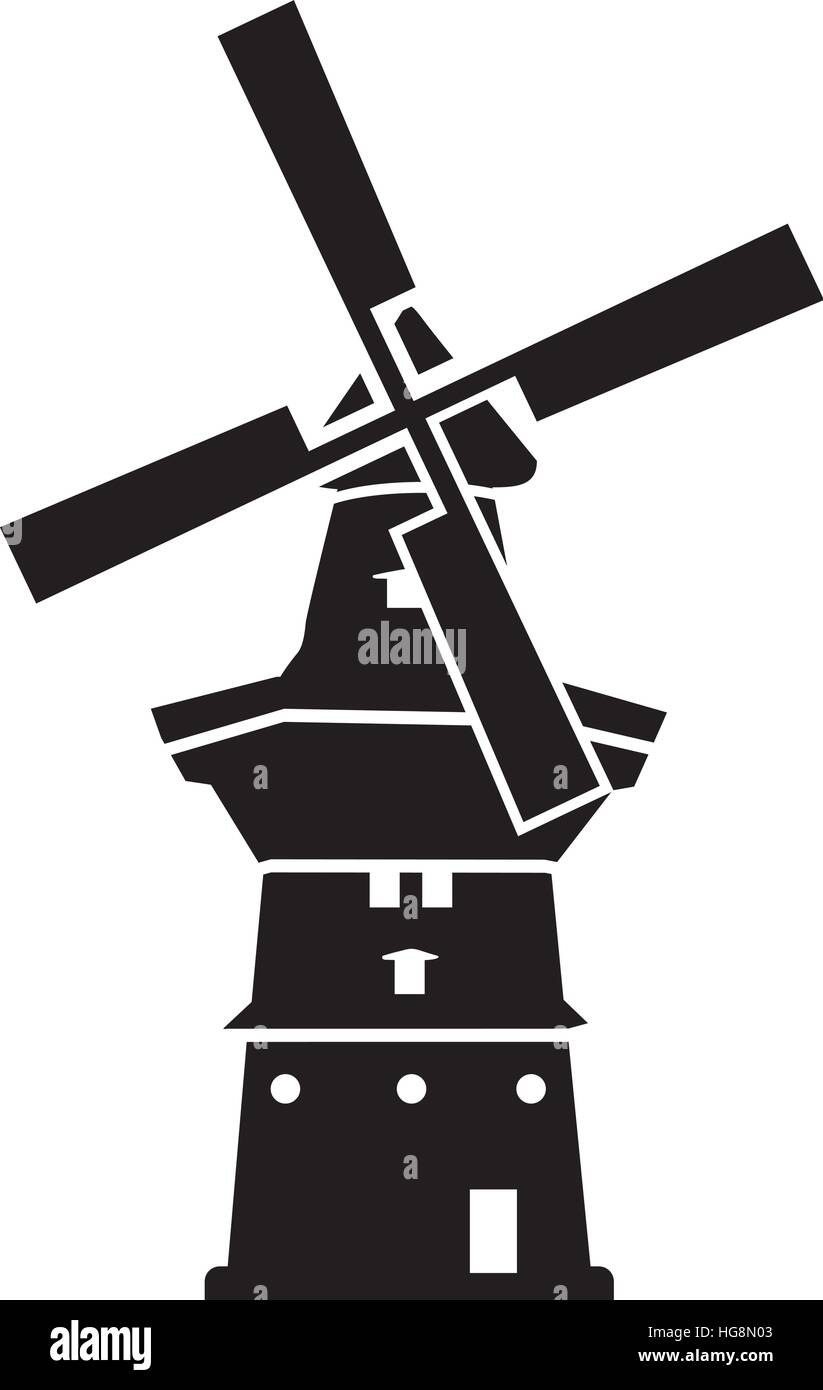 De gooyer silhouette Stock Vector Image & Art - Alamy