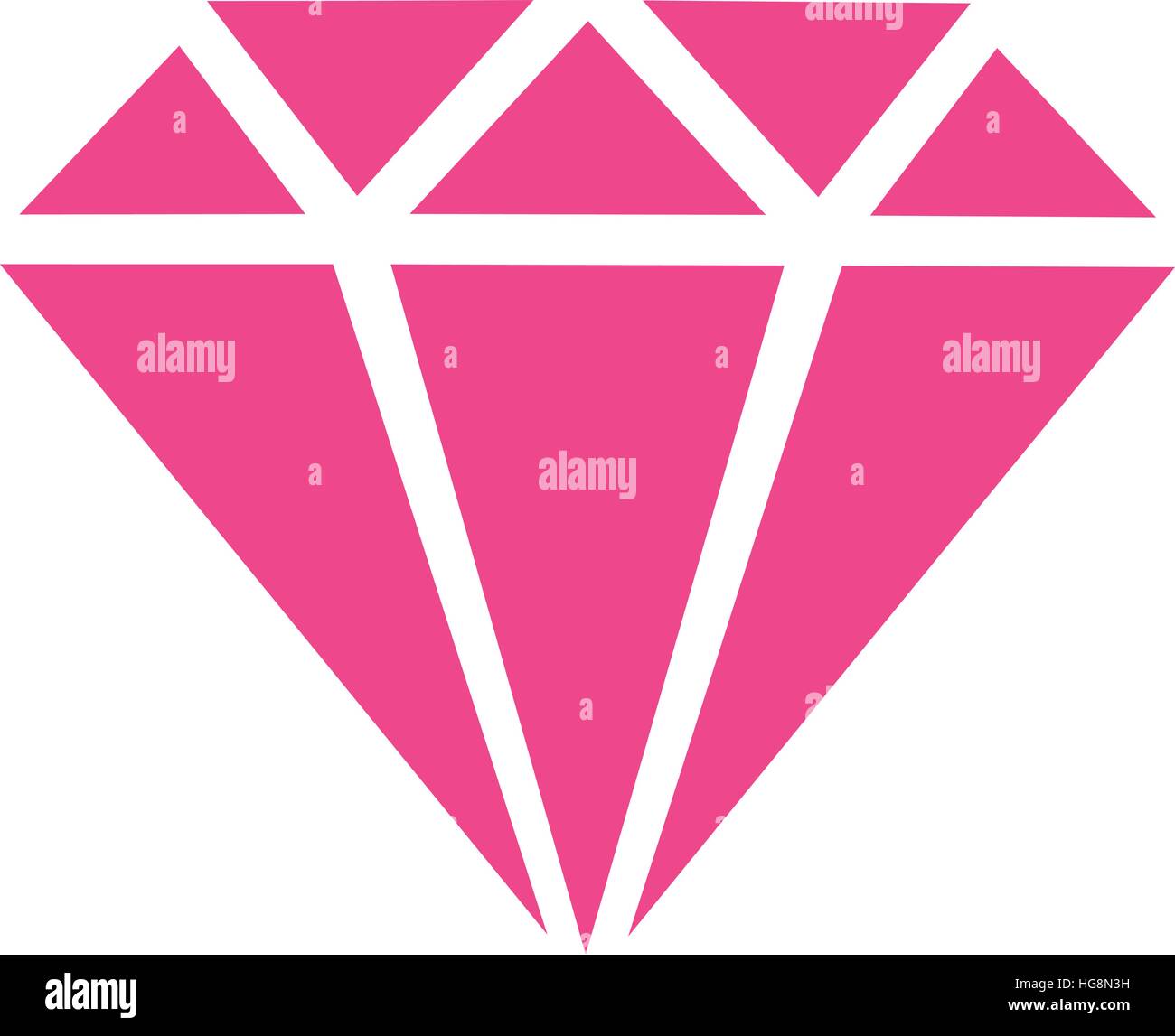 Pink diamond icon Stock Vector Image & Art - Alamy