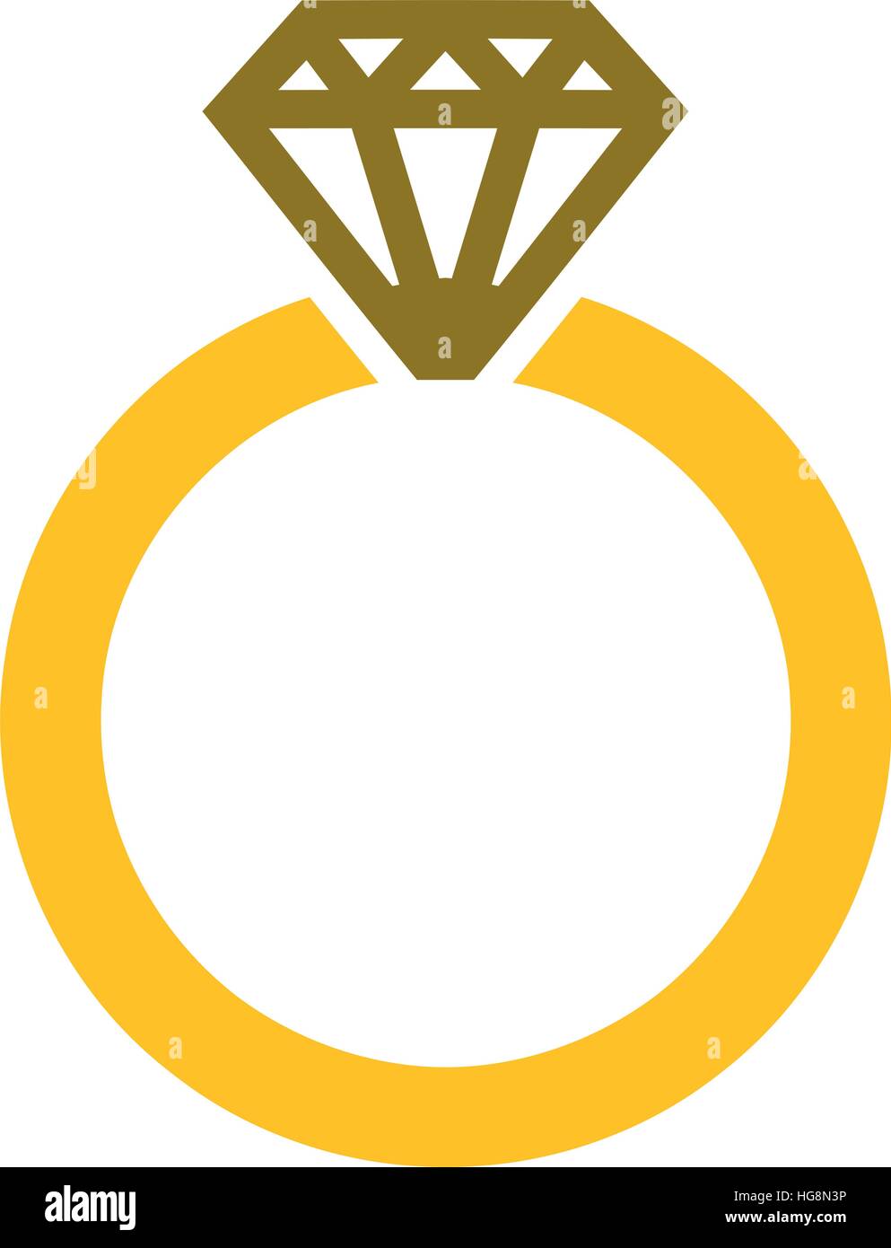 Diamond engagement ring Stock Vector Image & Art - Alamy