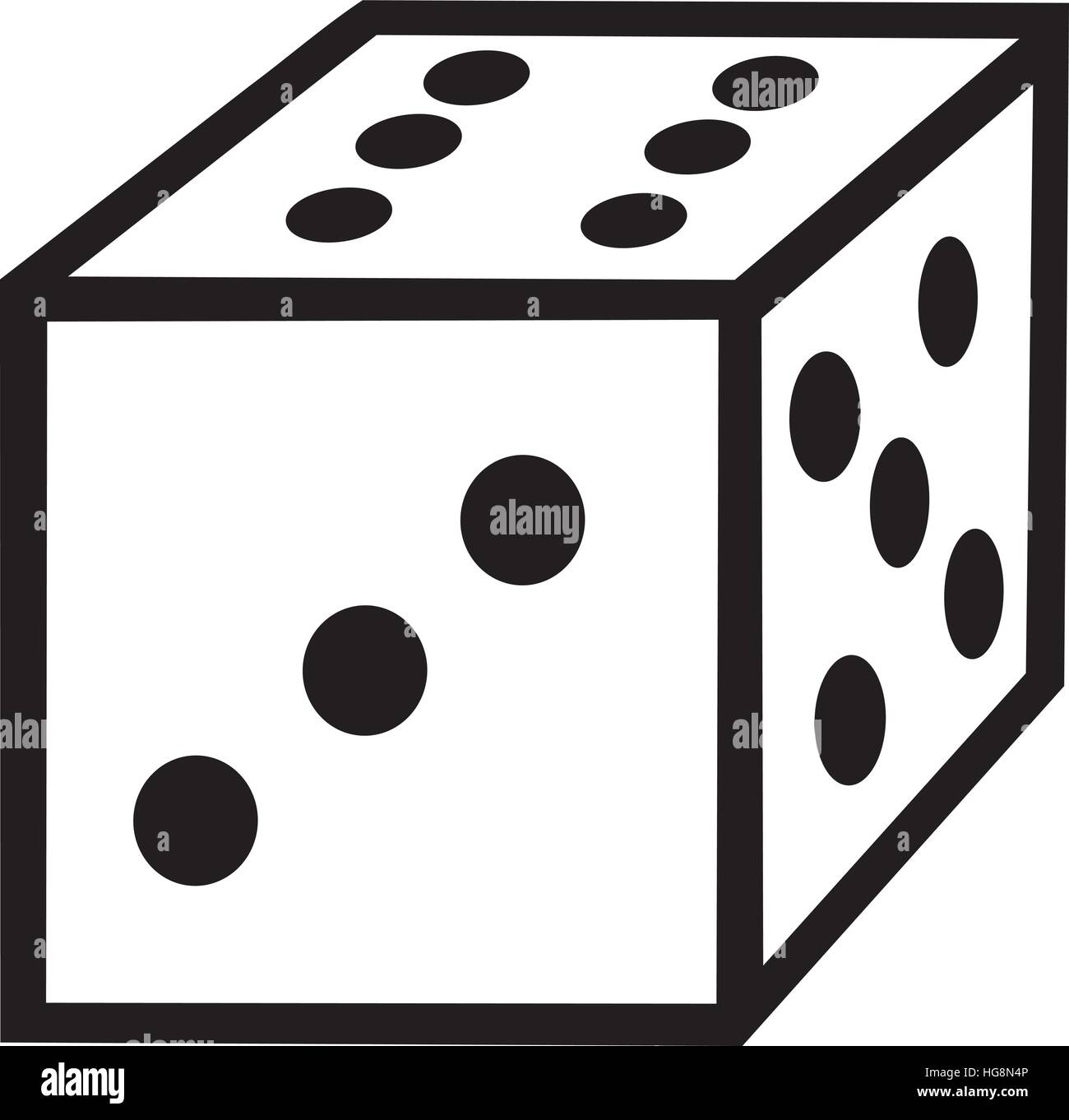 Roll die Stock Vector Images - Alamy