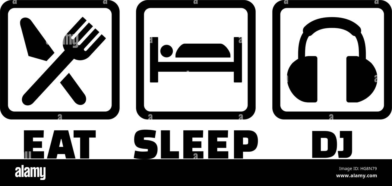 Sleep at club Stock Vector Images - Alamy