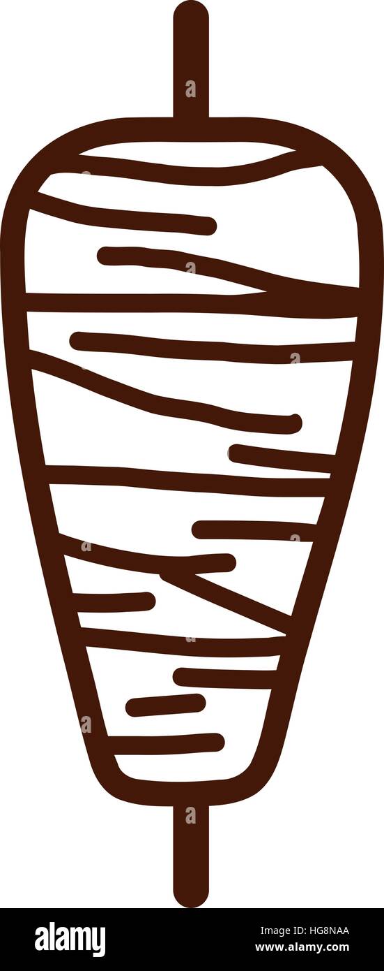 Kebab skewer icon Stock Vector Image & Art - Alamy