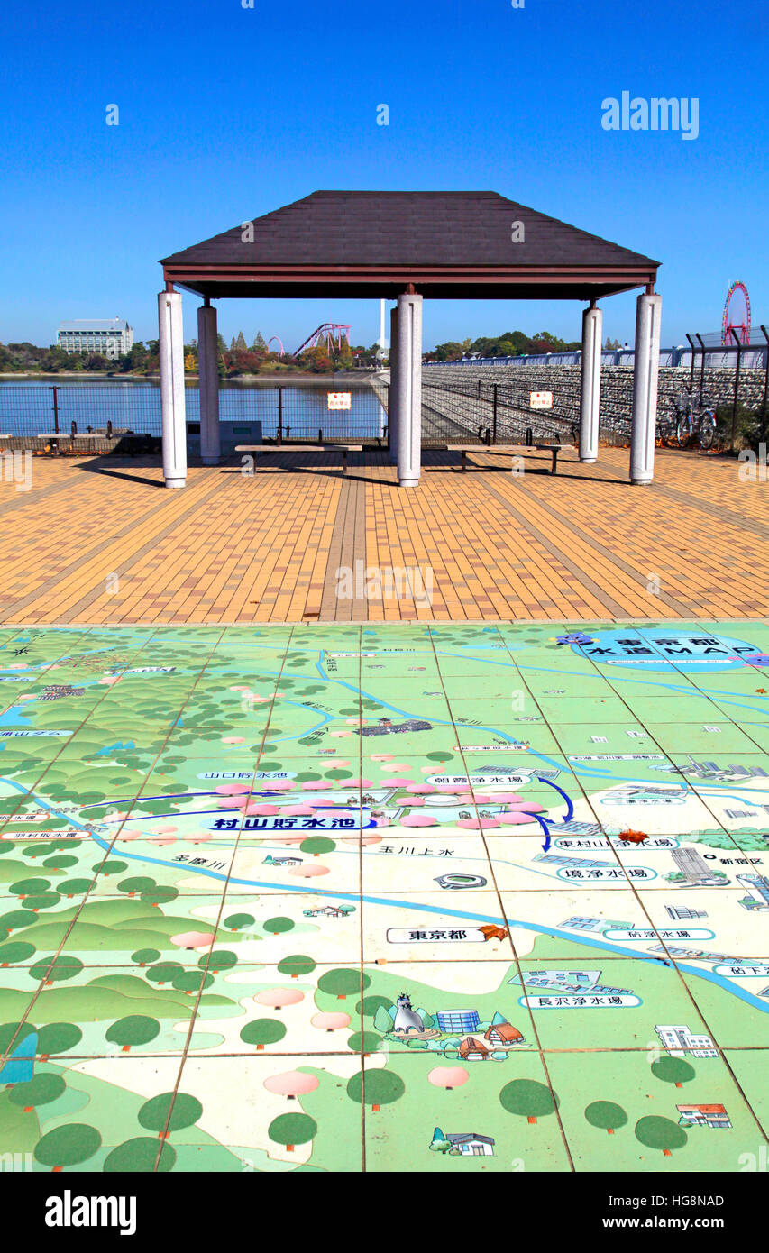 Map of tokyo hi-res stock photography and images - Alamy