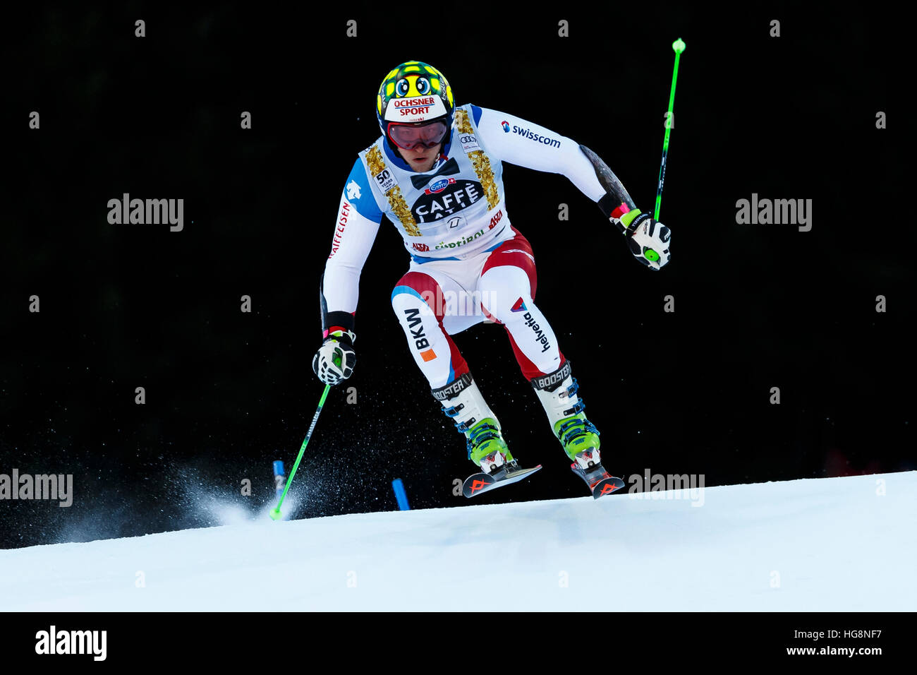 Alta Badia, Italy 18 December 2016. MURISIER Justin (Sui) competing in ...