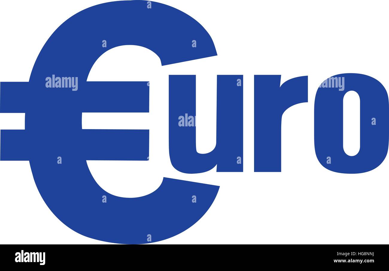 Euro with currency euro sign Stock Vector Image & Art - Alamy
