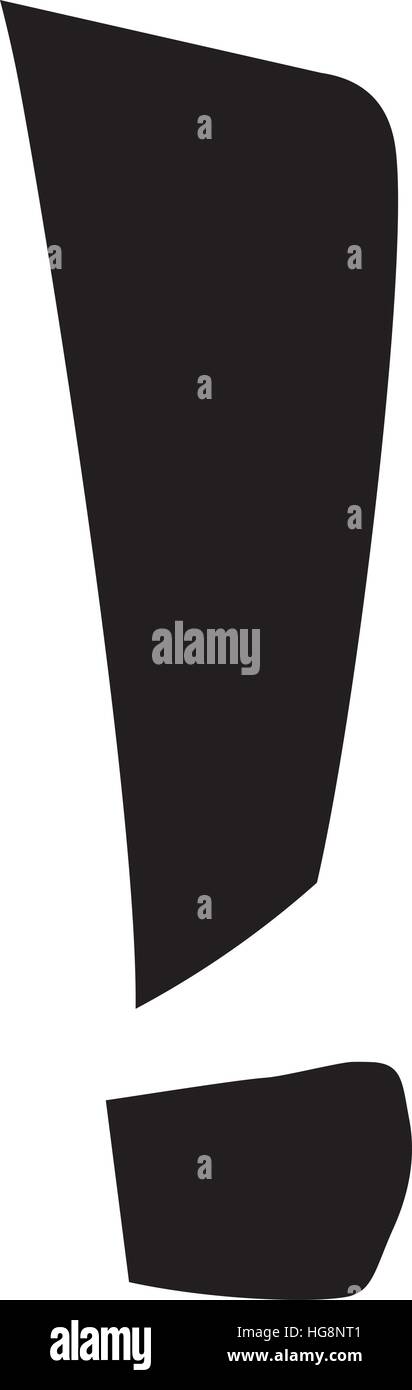 Exclamation mark fat Stock Vector Image & Art - Alamy