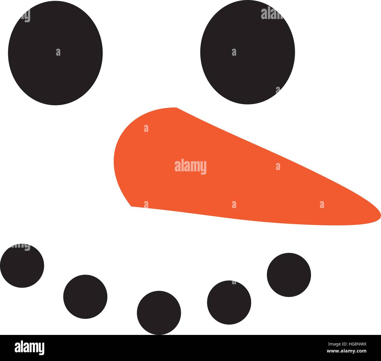 Snowman face hi-res stock photography and images - Alamy