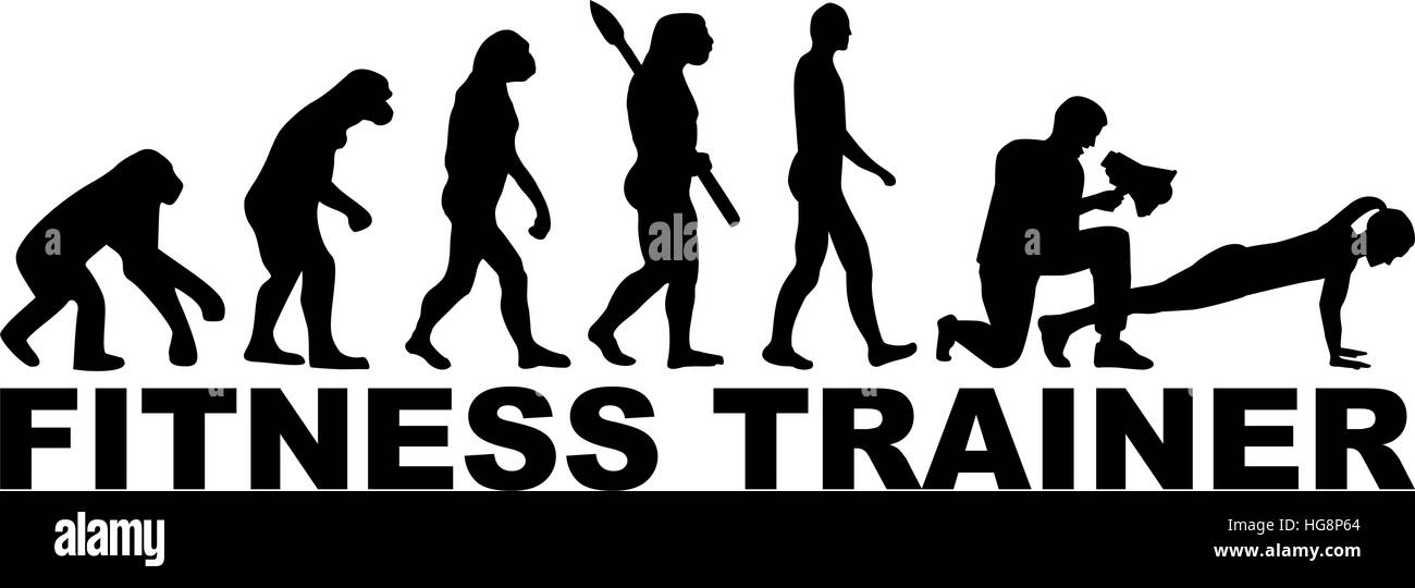 Evolution fitness Stock Vector Images - Alamy