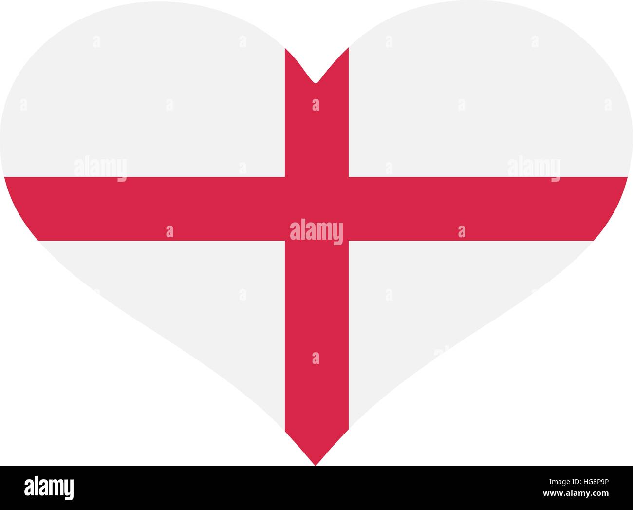 England flag heart Stock Vector Image & Art - Alamy
