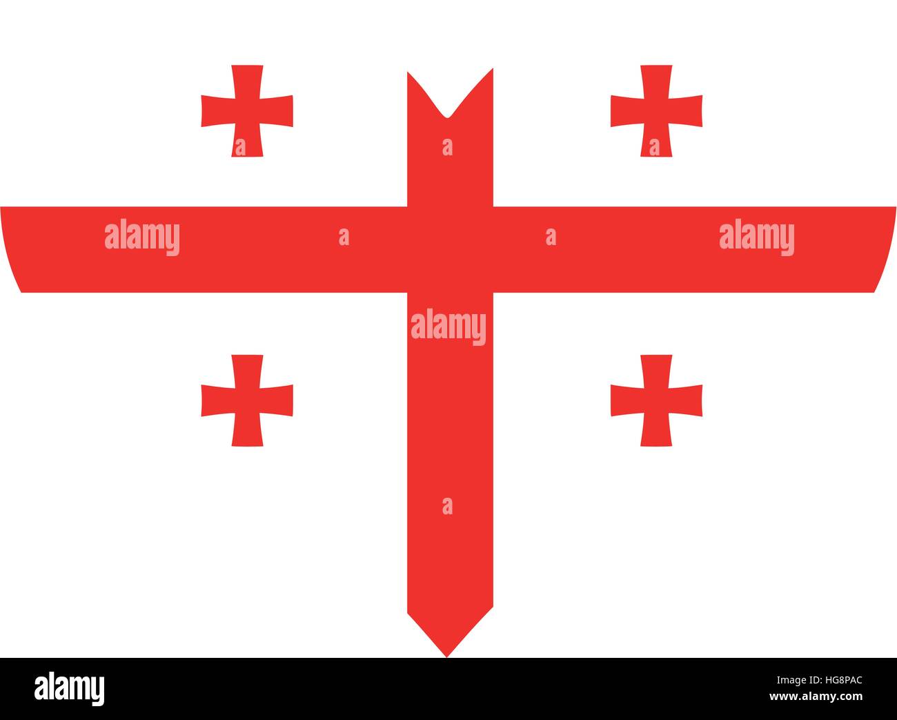 Georgia flag heart Stock Vector Image & Art - Alamy