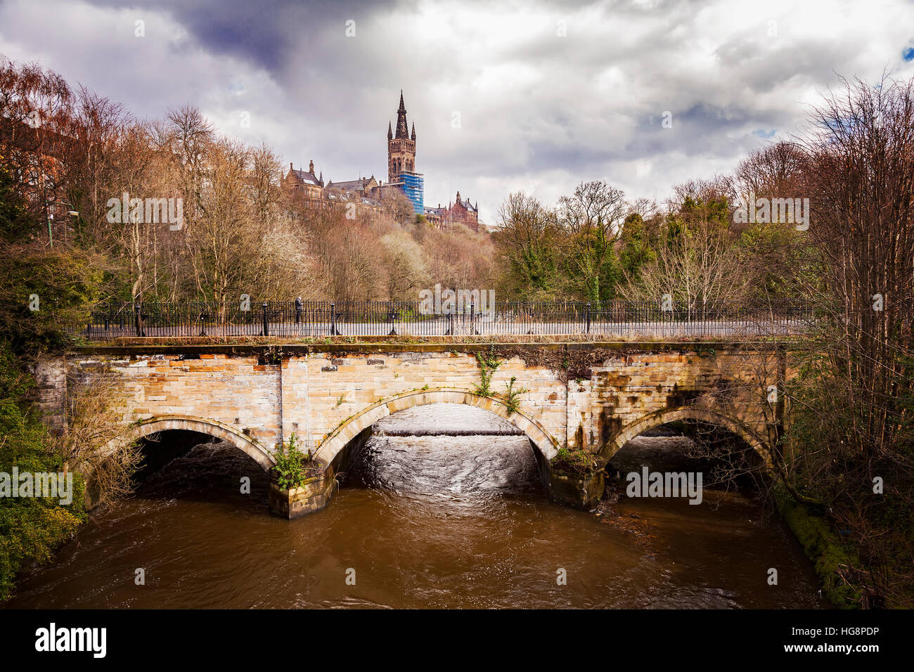 Glasgow bridge footbridge hi-res stock photography and images - Alamy