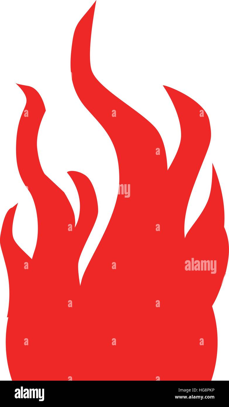 Red flames Stock Vector Images - Alamy