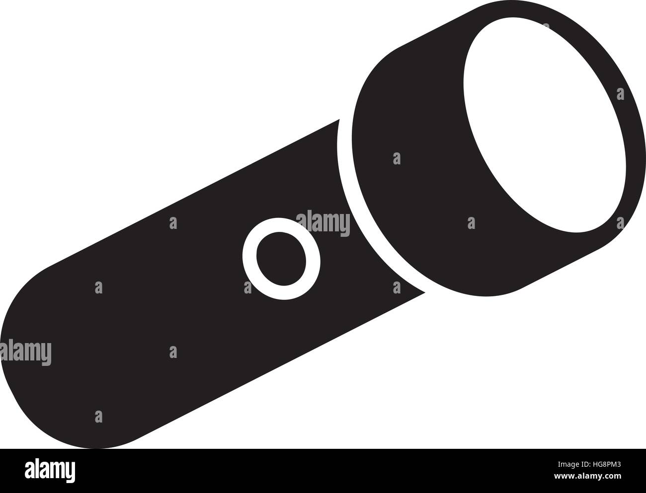 Flashlight icon vector vectors hi-res stock photography and images - Alamy