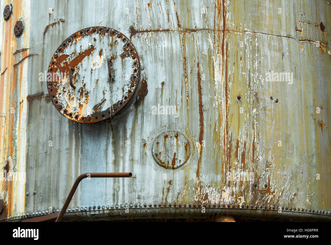 Close up of rusty industrial materials and building Stock Photo - Alamy