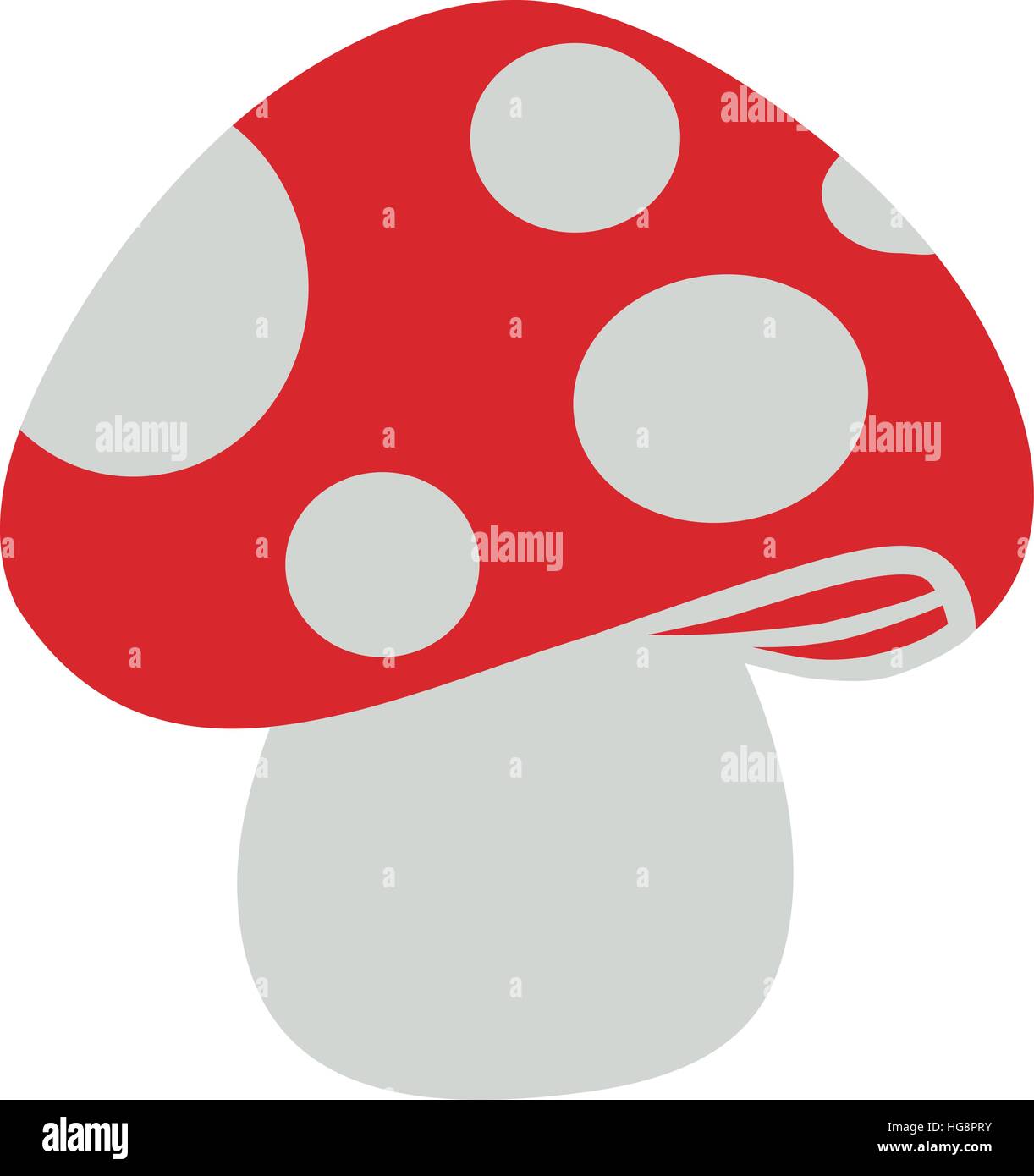 Red toxic fly agaric Stock Vector Images - Alamy