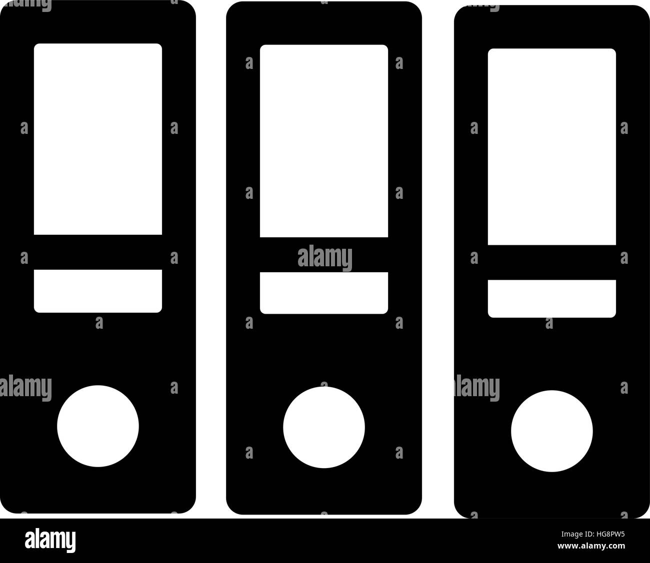 Standing with folder Stock Vector Images - Alamy