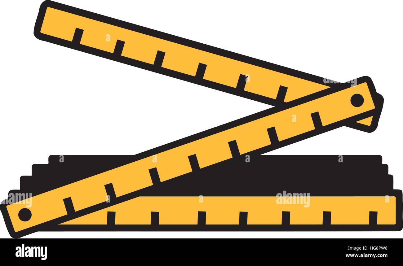 Rule measure Stock Vector Images - Alamy