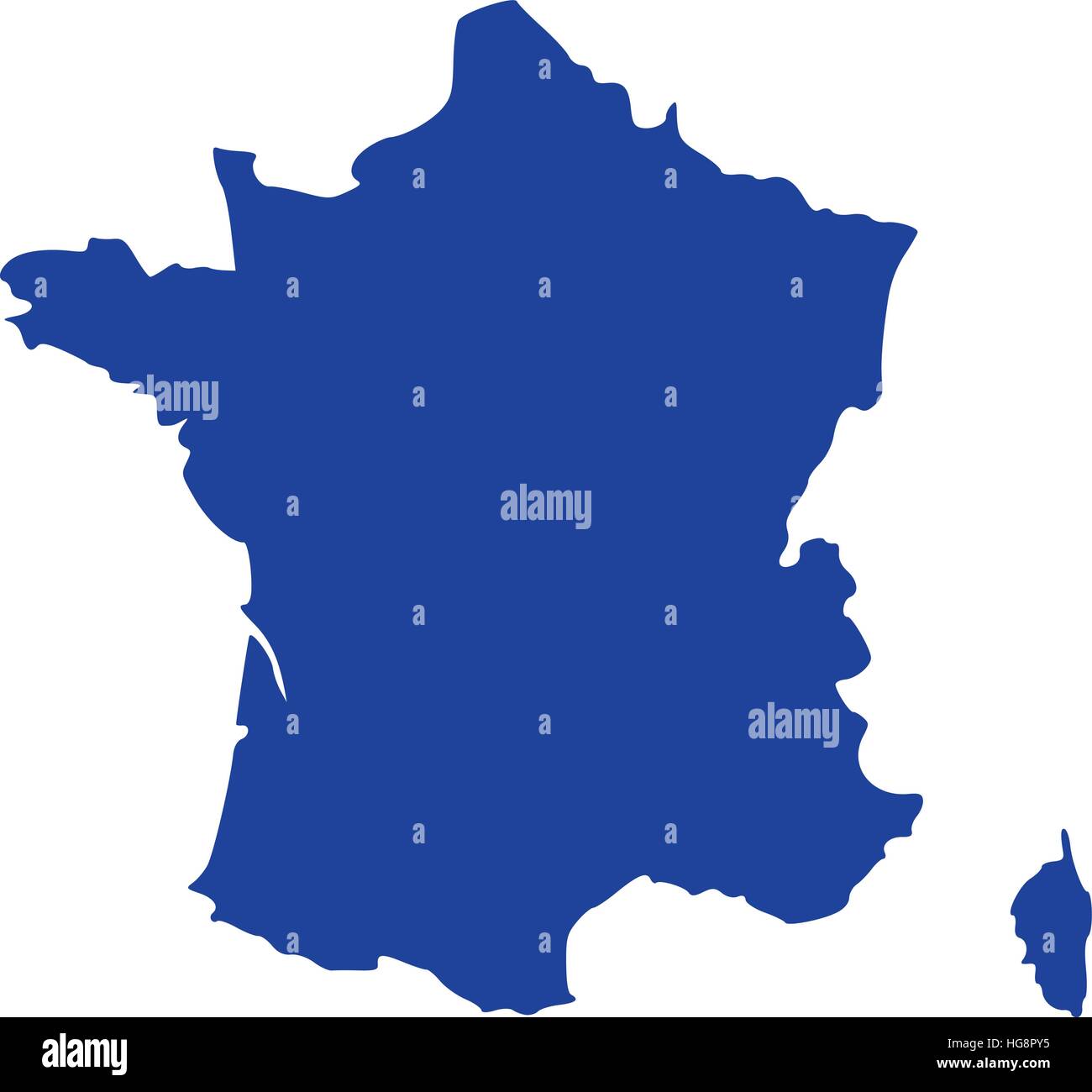 Map of corsica hi-res stock photography and images - Alamy