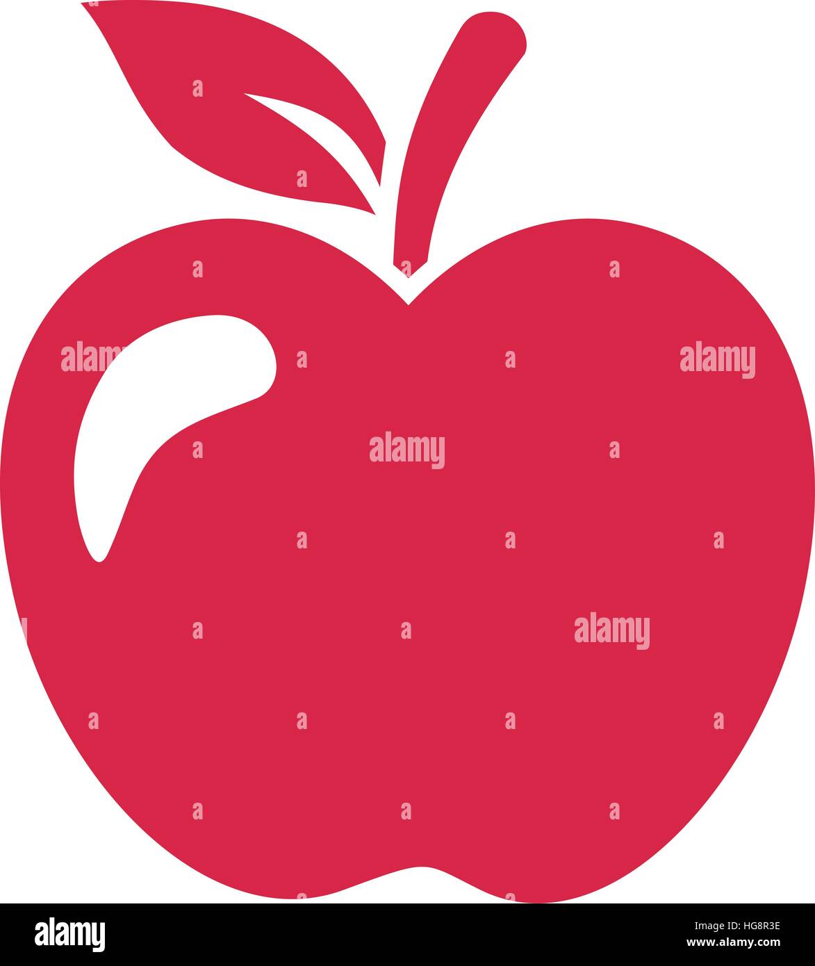 Red Apple icon Stock Vector Image & Art - Alamy