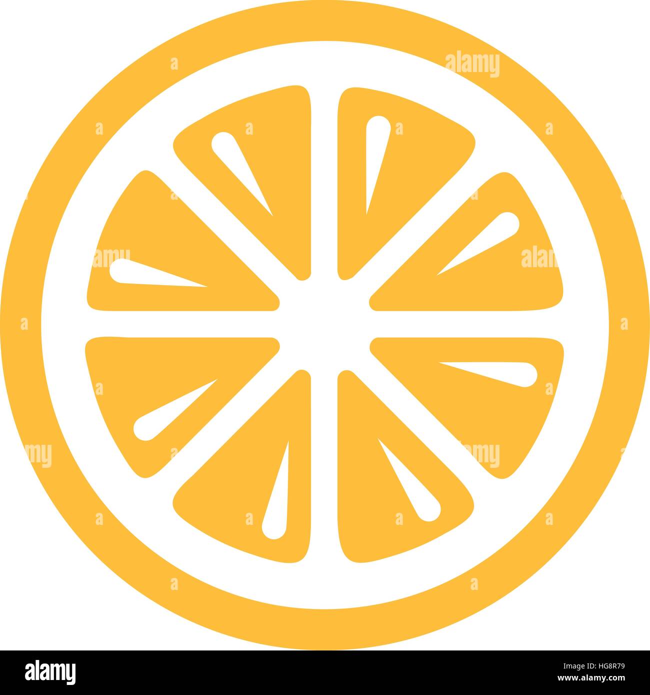 Lemon slice icon Stock Vector Image & Art - Alamy