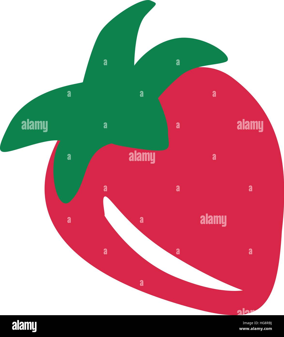 Strawberry icon hi-res stock photography and images - Alamy