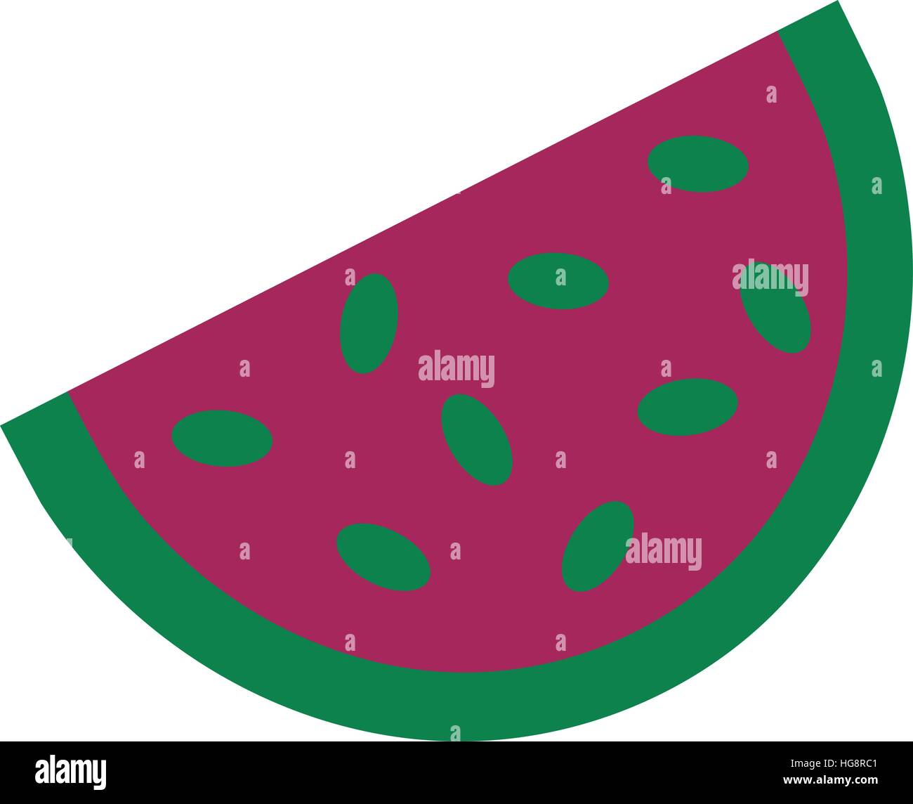 Simple Watermelon icon Stock Vector Image & Art - Alamy