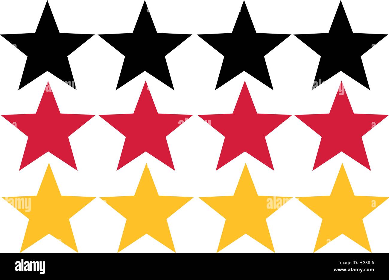 Germany flag from stars Stock Vector Image & Art - Alamy