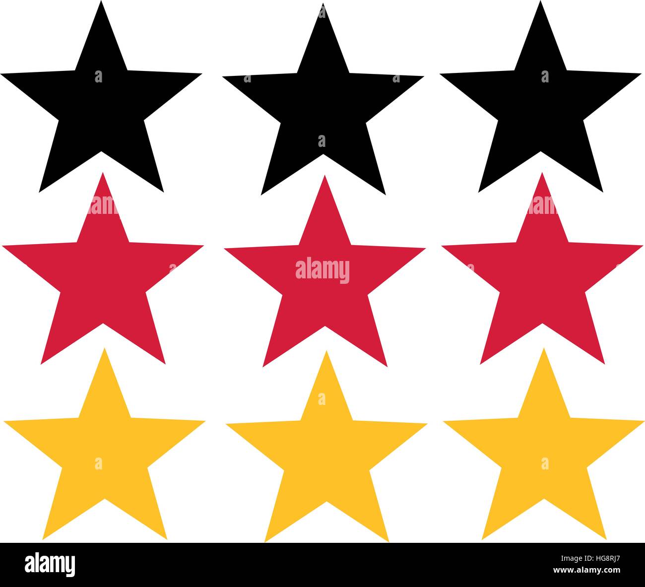 Germany flag from stars Stock Vector Image & Art - Alamy