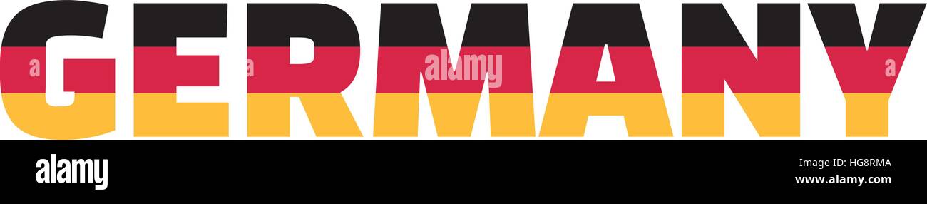 Germany flag word Stock Vector Image & Art - Alamy