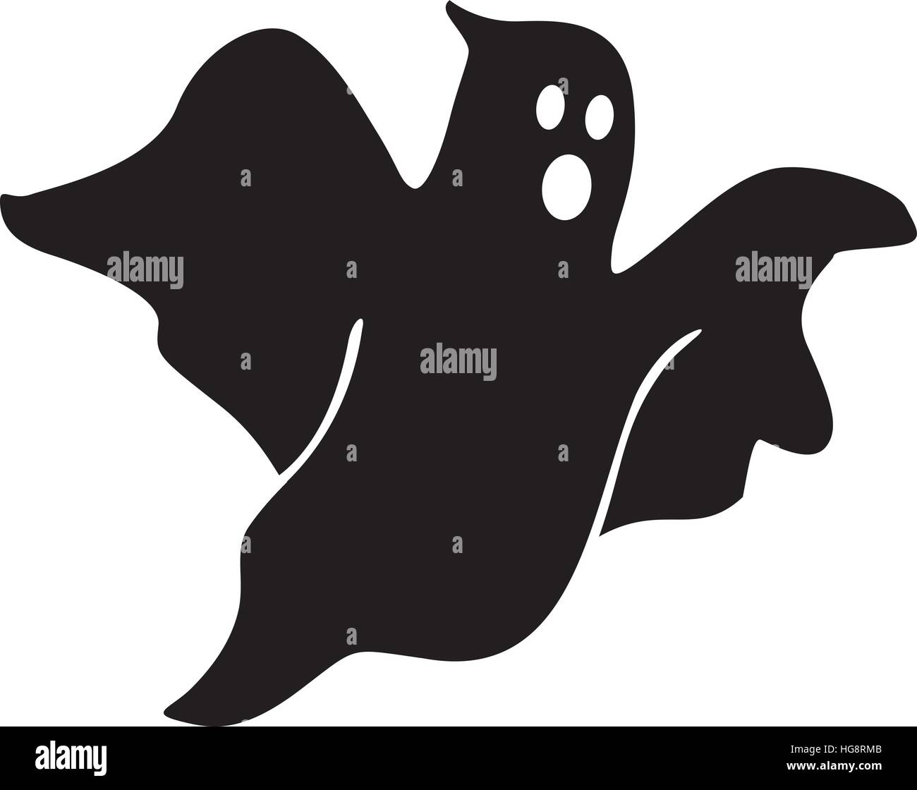 Scary ghost vector Stock Vector Image & Art - Alamy