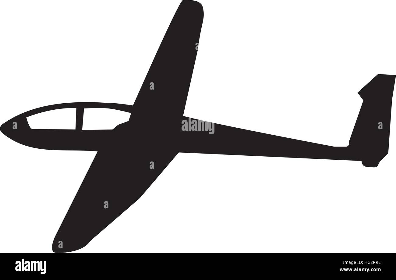 Glider plane Stock Vector Images - Alamy