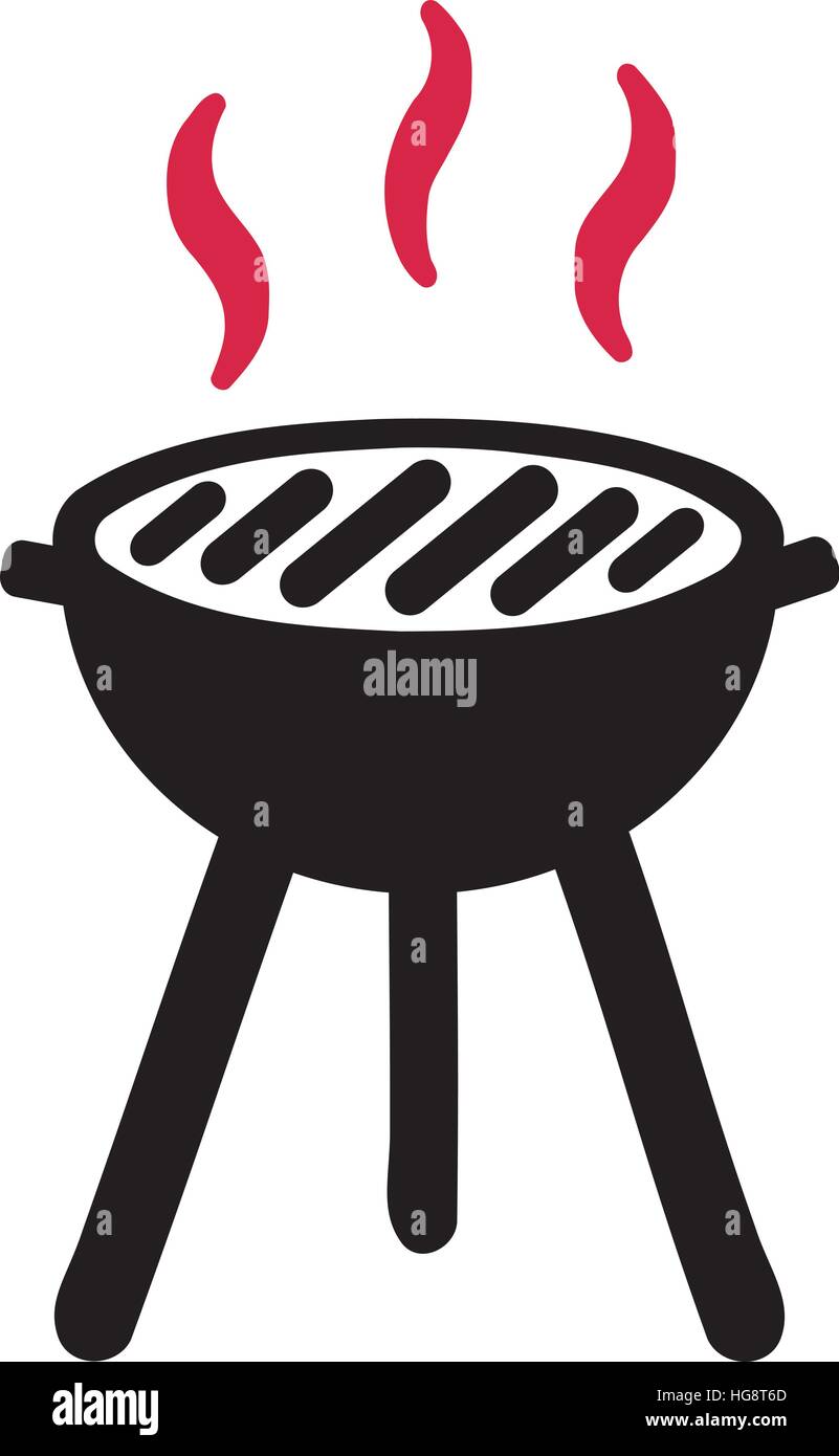 Hot BBQ symbol Stock Vector Image & Art - Alamy