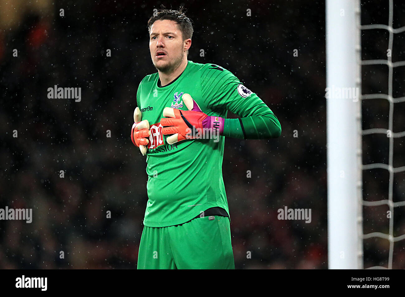 Crystal Palace goalkeeper Wayne Hennessey Stock Photo - Alamy