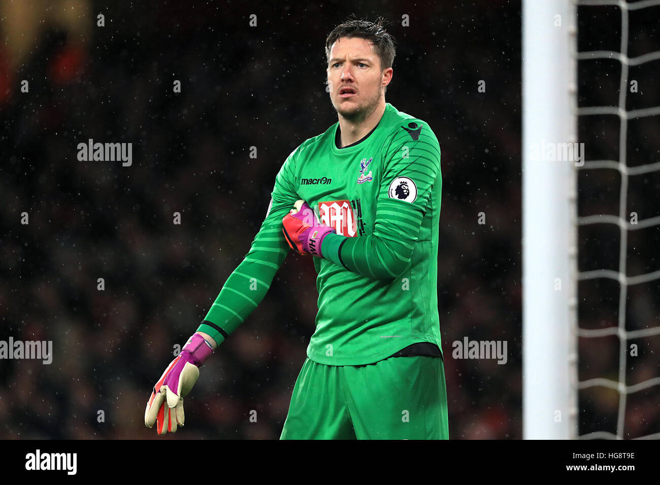 Crystal Palace goalkeeper Wayne Hennessey Stock Photo - Alamy
