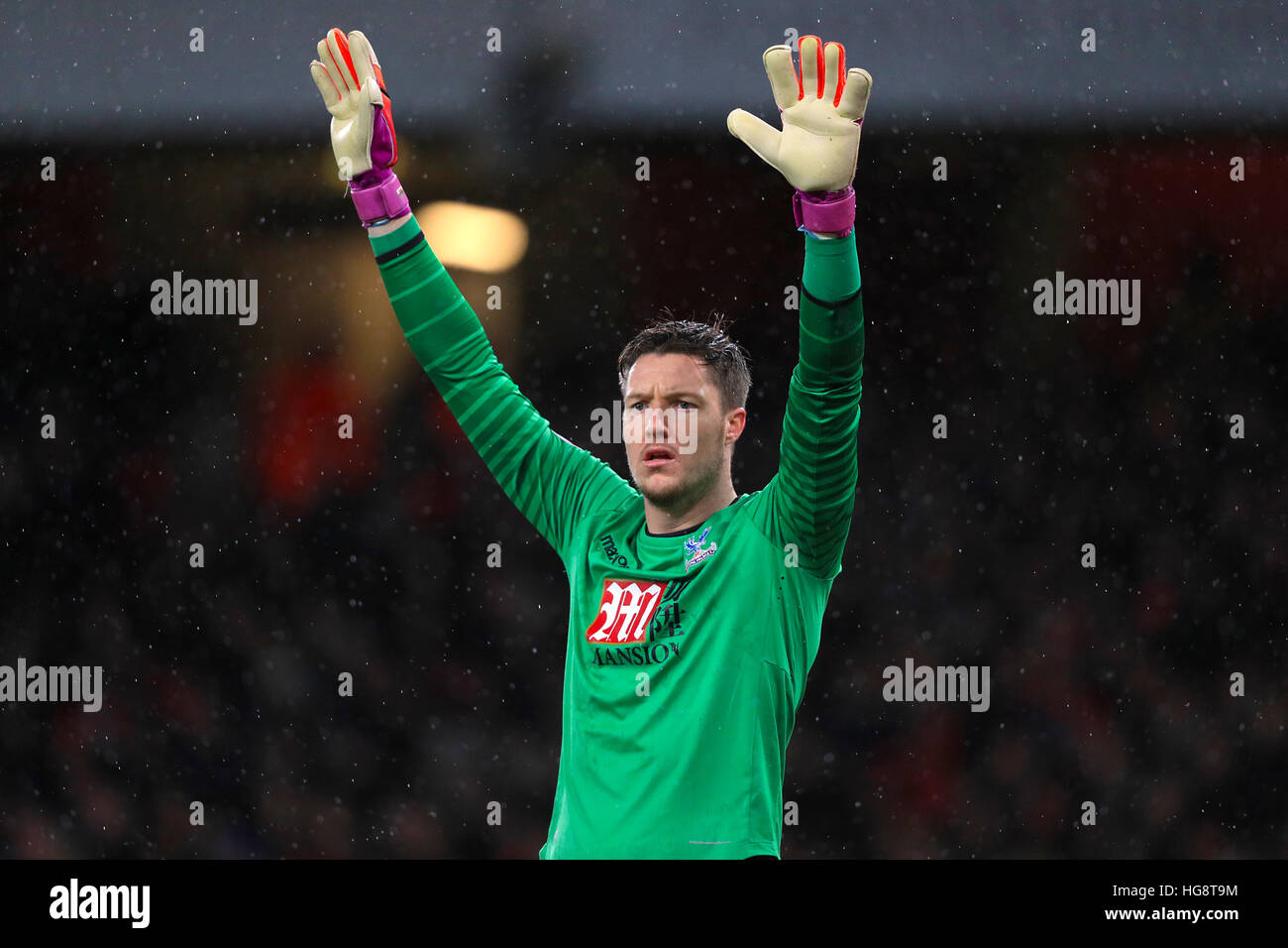 Crystal Palace goalkeeper Wayne Hennessey Stock Photo - Alamy