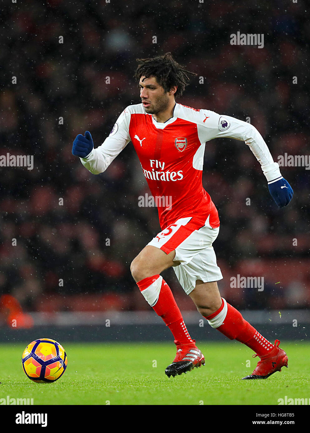Mohamed Elneny, Arsenal Stock Photo - Alamy