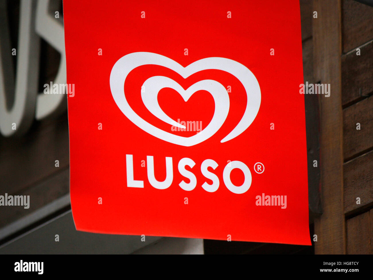 das Logo der Marke "Lusso Stock Photo - Alamy