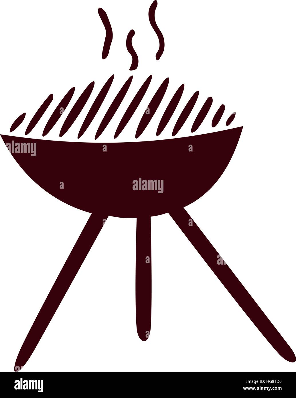 Hot grill icon Stock Vector Image & Art - Alamy