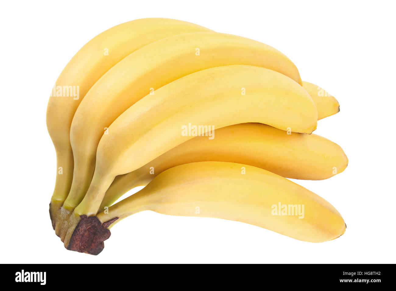 Banana fruit closeup isolated on white background Stock Photo - Alamy