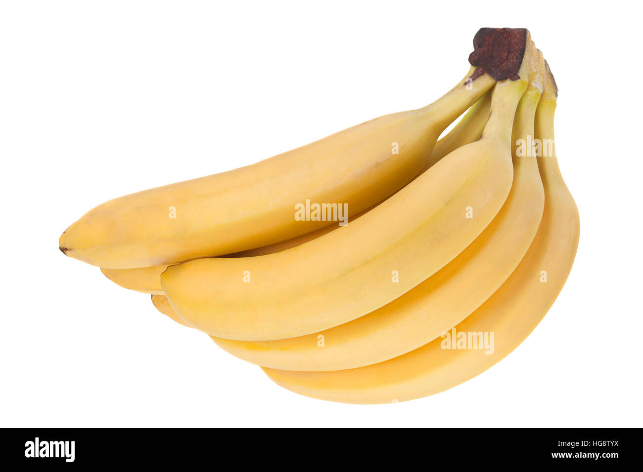 Banana fruit closeup isolated on white background Stock Photo - Alamy